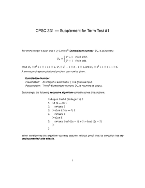 Supplemental Material for Lecture #14 Proofs of Claims from the Lecture ...