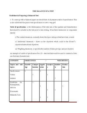 Topic 4 - notes - USES OF EDUCATIONAL MEASUREMENTS Selecting ...