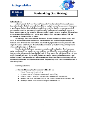 Module 1 Understanding Humanities and Art Appreciation - Modu le 1 Humanities and Art ...