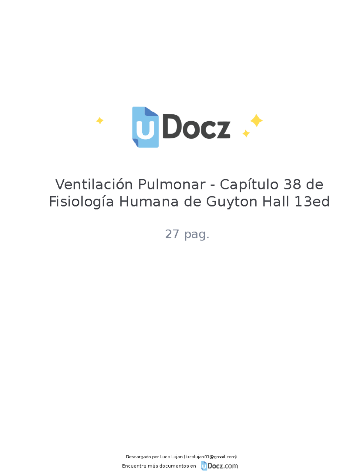 Ventilacion pulmonar capitulo 38 de fisiologia humana de guyton hall 13ed 1 downloable ...