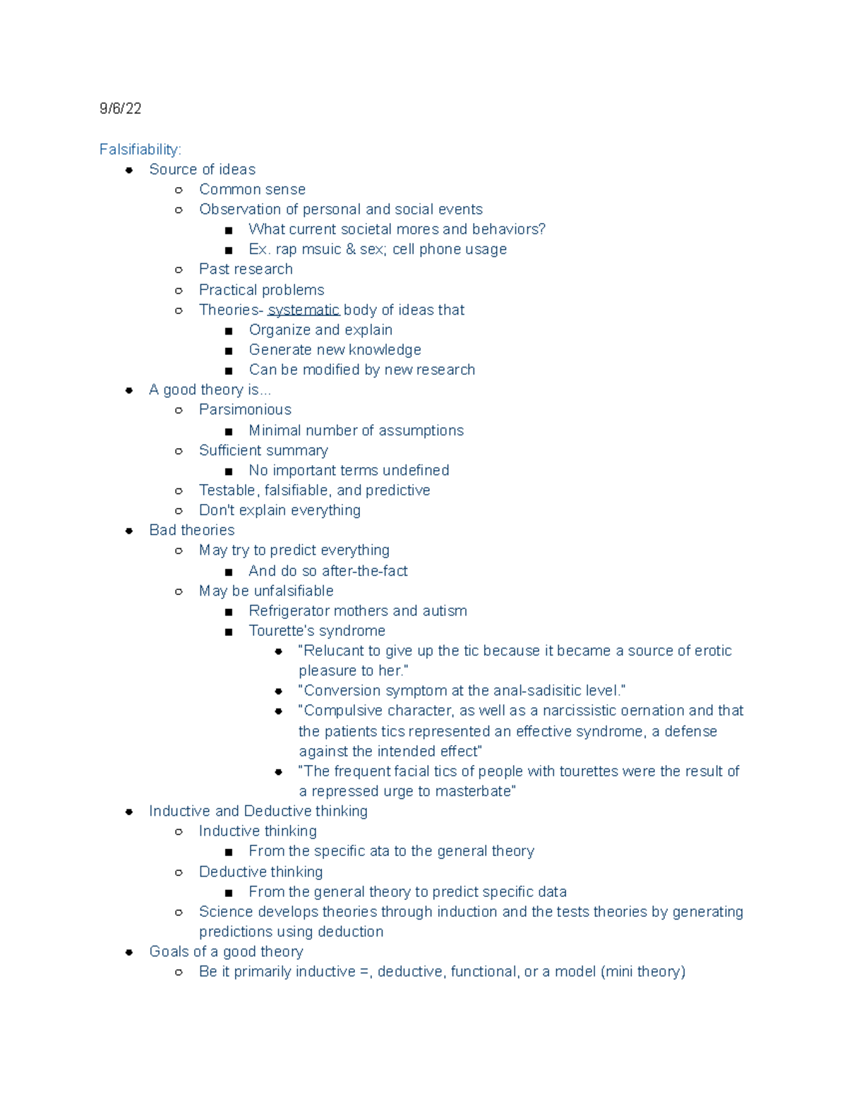 Psych 210 - Lecture notes and review from all most all of the lectures ...