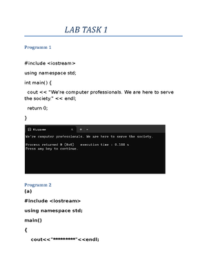 PFAssignment 1 - programming question helpful during practice - Programming Fundamentals MIRZA ...