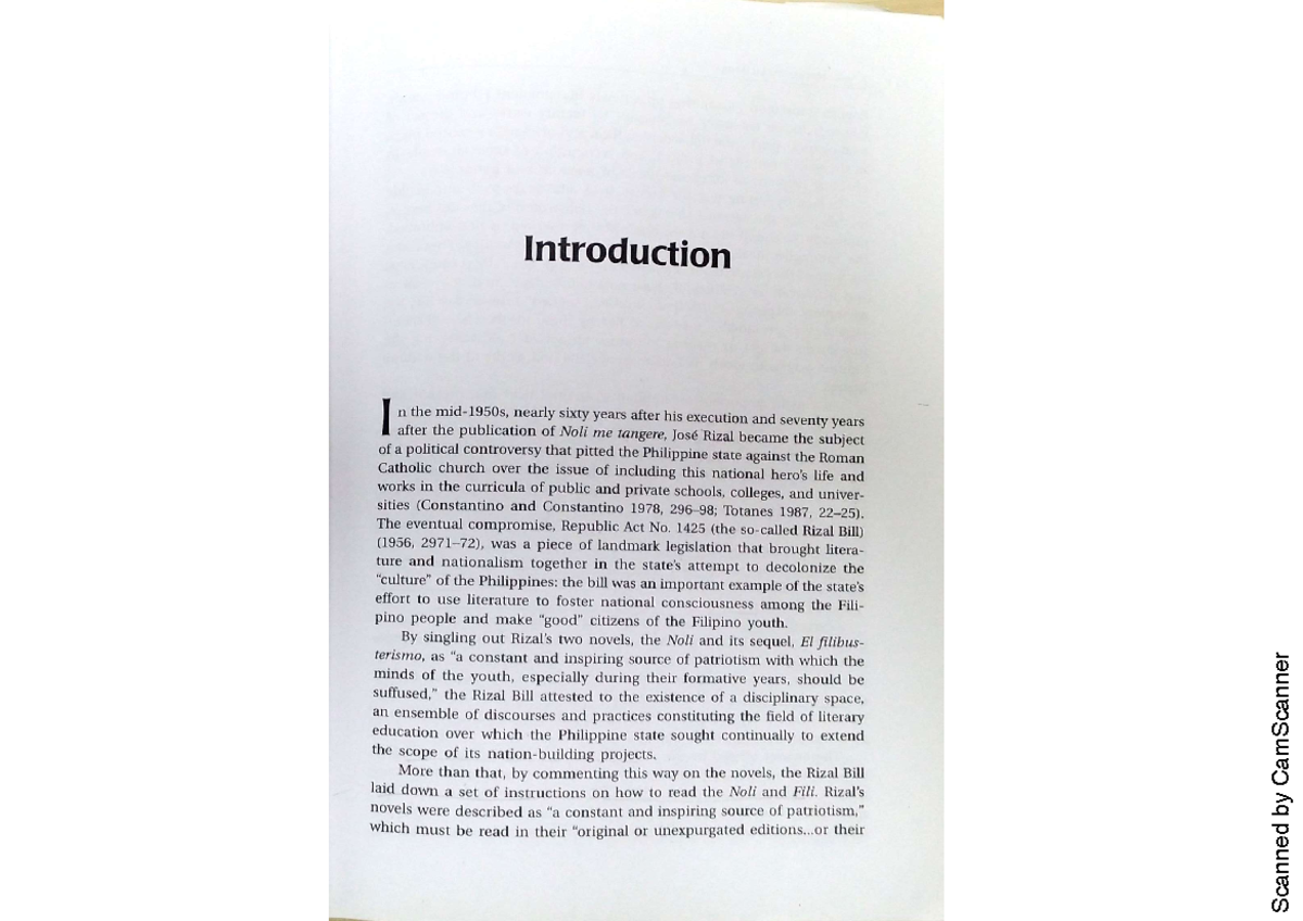 2B HAU Introduction - rizal's life and works - Bachelor of Secondary ...