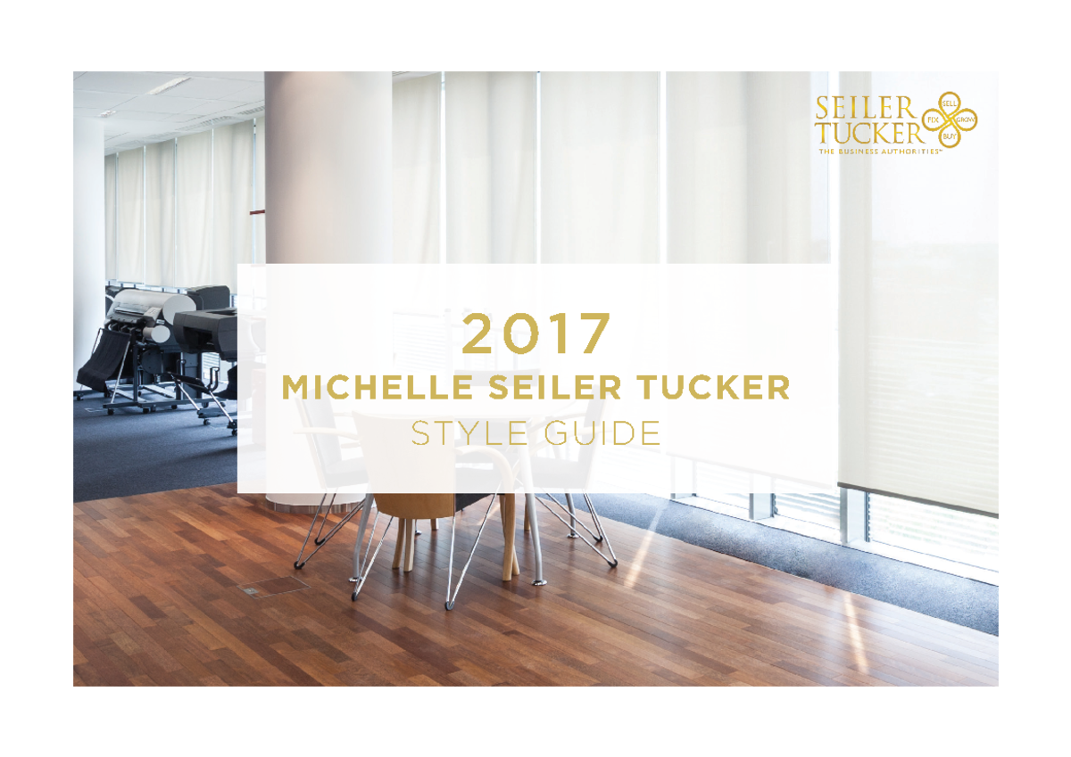 MST Brand Book vv 08.10.2017 (SOL) - 2 0 1 7 MICHELLE SEILER TUCKER ...