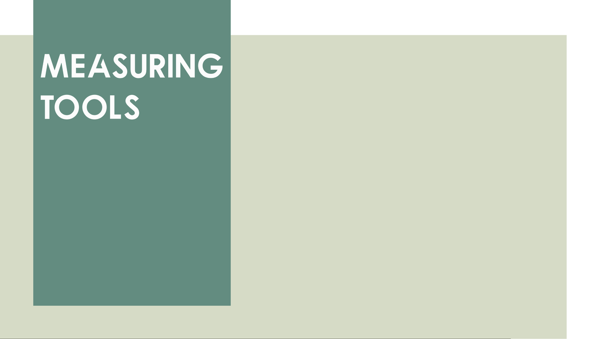 Tools - MEASURING TOOLS STEEL RULER Least count of steel rule is 0 The ...