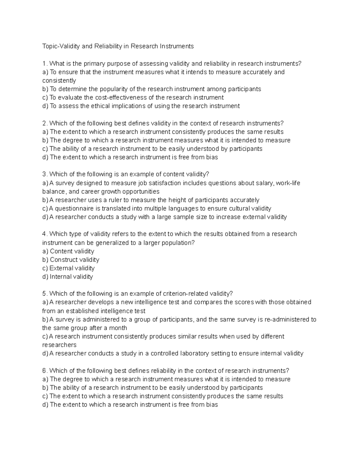 Untitled document (37) - Topic-Validity and Reliability in Research ...