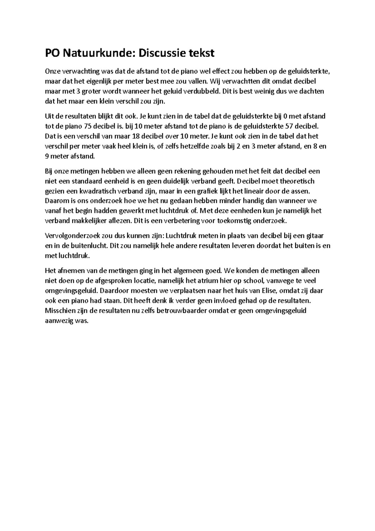 Po onderdeel 6 discussie - PO Natuurkunde: Discussie tekst Onze ...