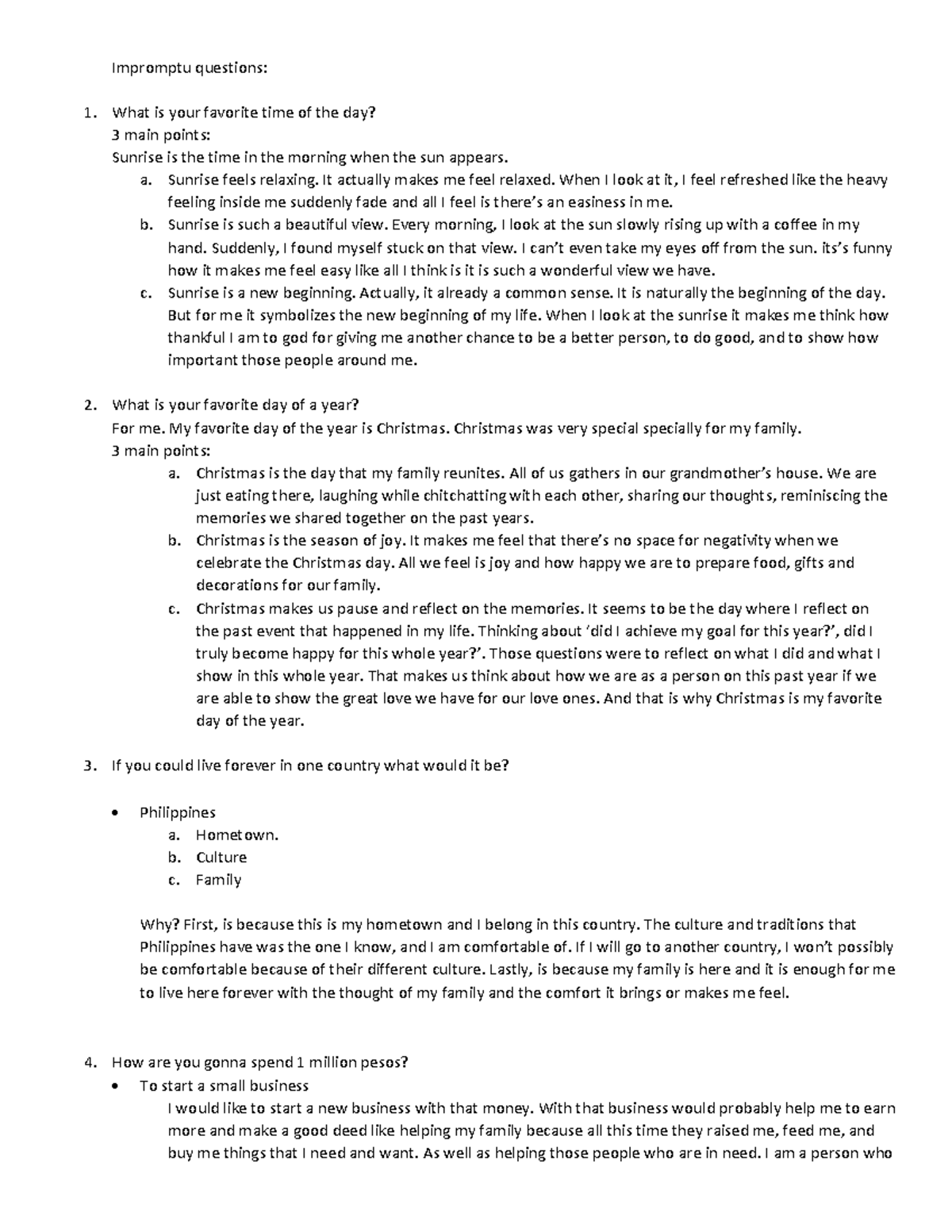 Impromptu Questions This Is For Reference Purpose Only Purposive impromptu-questions-this-is-for-reference-purpose-only-purposive