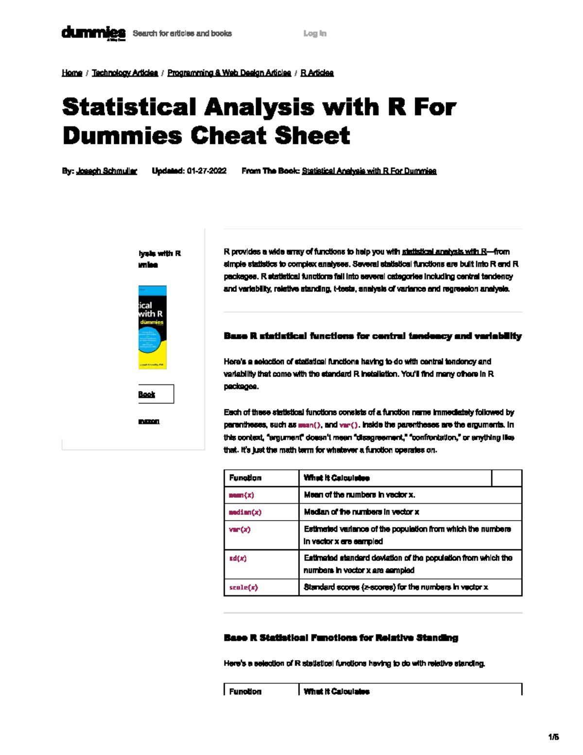 R Cheat sheet - macro economy - Studocu