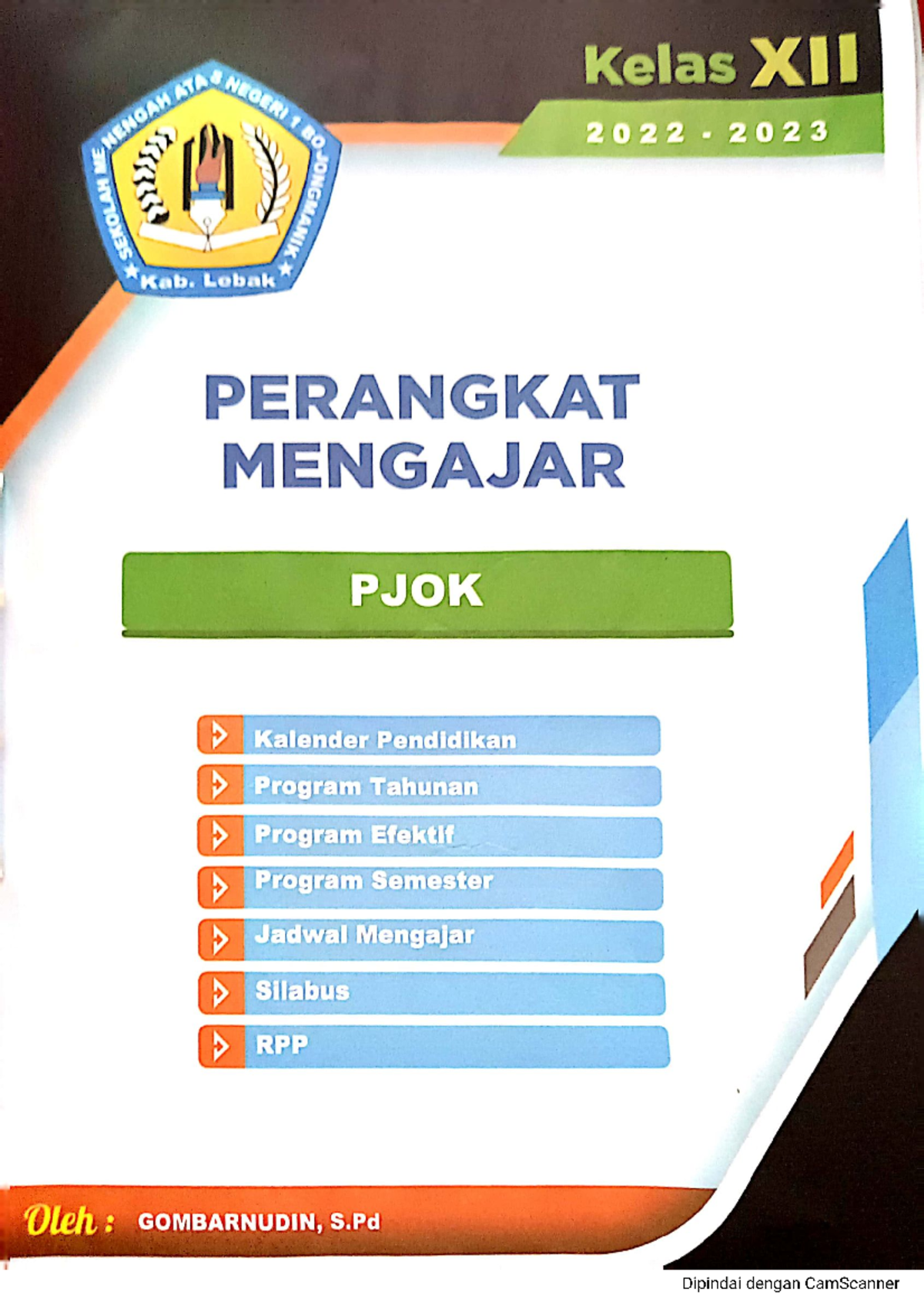 RPP Penjas KLAS XII 2022-2023 09 - Dinas Pendidikan - Studocu