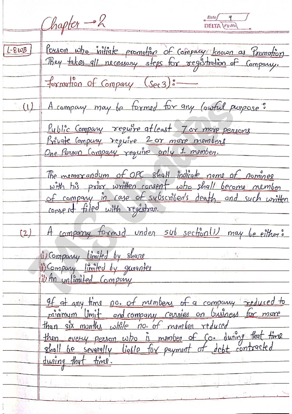 Unit 2 Company Law Studocu