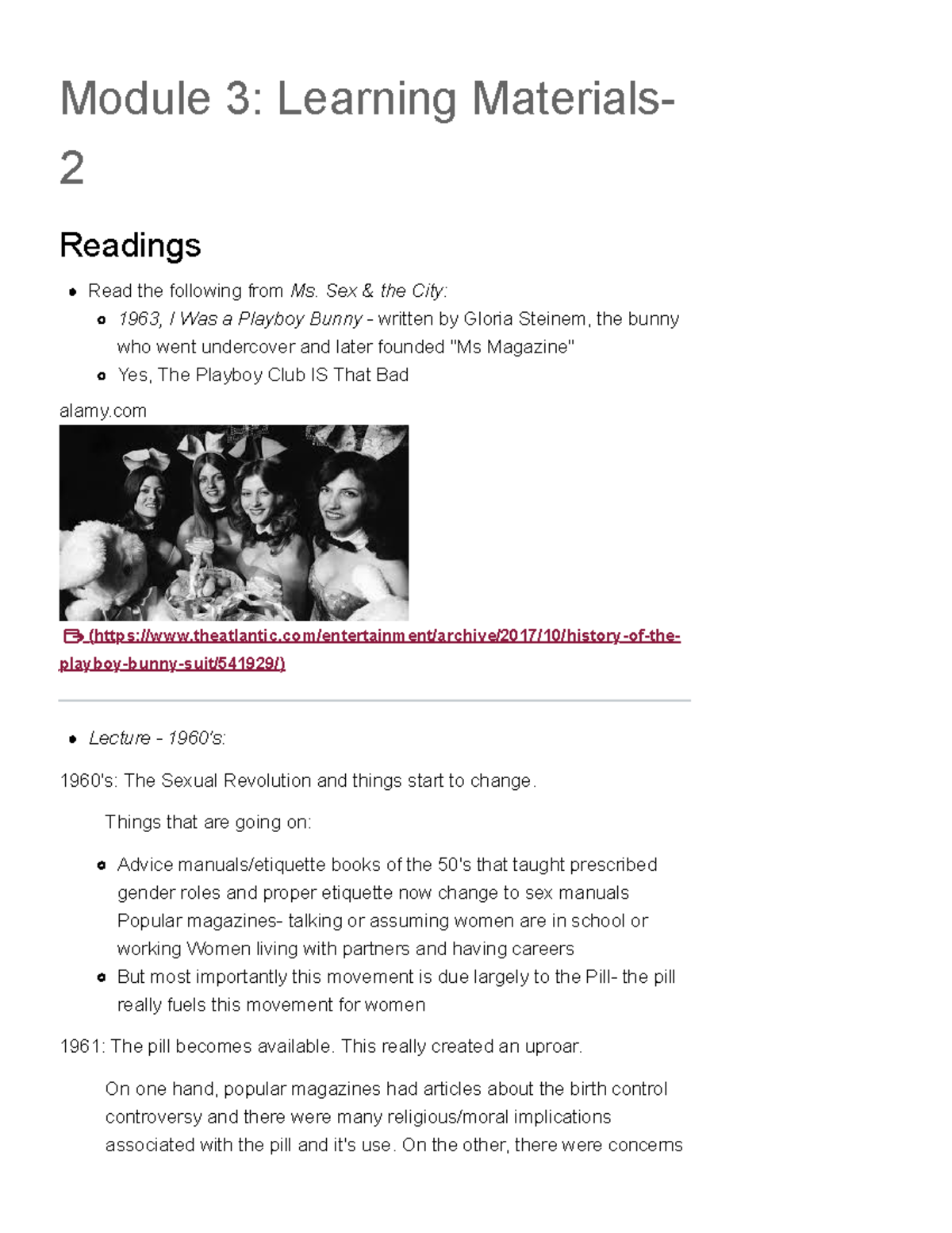 Module 3 Learning Materials-2 WST 371 Sex and the City (2021 Spring - A) - Module 3: Learning ...