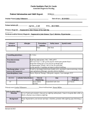 Test 2 Mod 3 - Test 2 - Mod 3 - Introduction to Nursing Professional ...