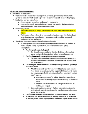 Microeconomics, First Edition (Goolsbee) Midterm Cheat Sheet - Factors ...