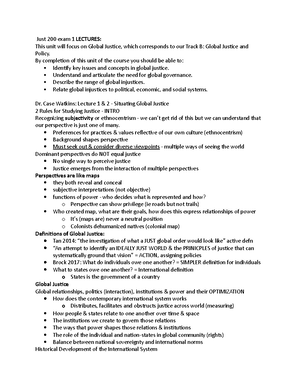 JUST 200 - Genocide Notes - JUST 200 - Genocide Lecture Genocide ...