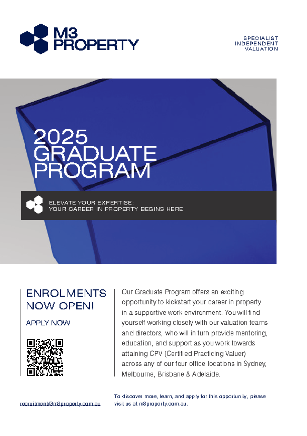 A5 Intro Flyer - Graduate Program 2025 - ENROLMENTS NOW OPEN! APPLY NOW ...