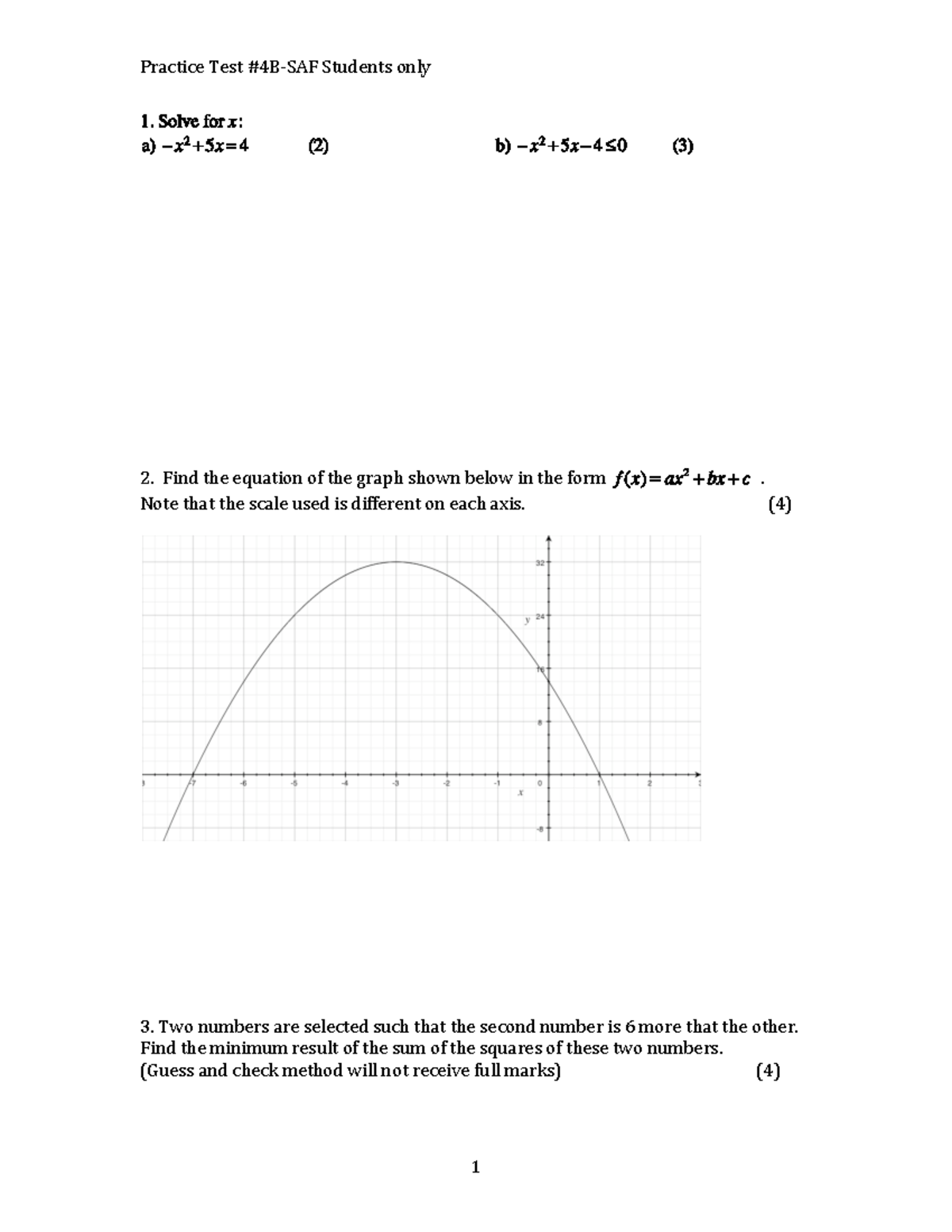 Test 2018, questions and answers - Practice Test Students only 2. Find ...