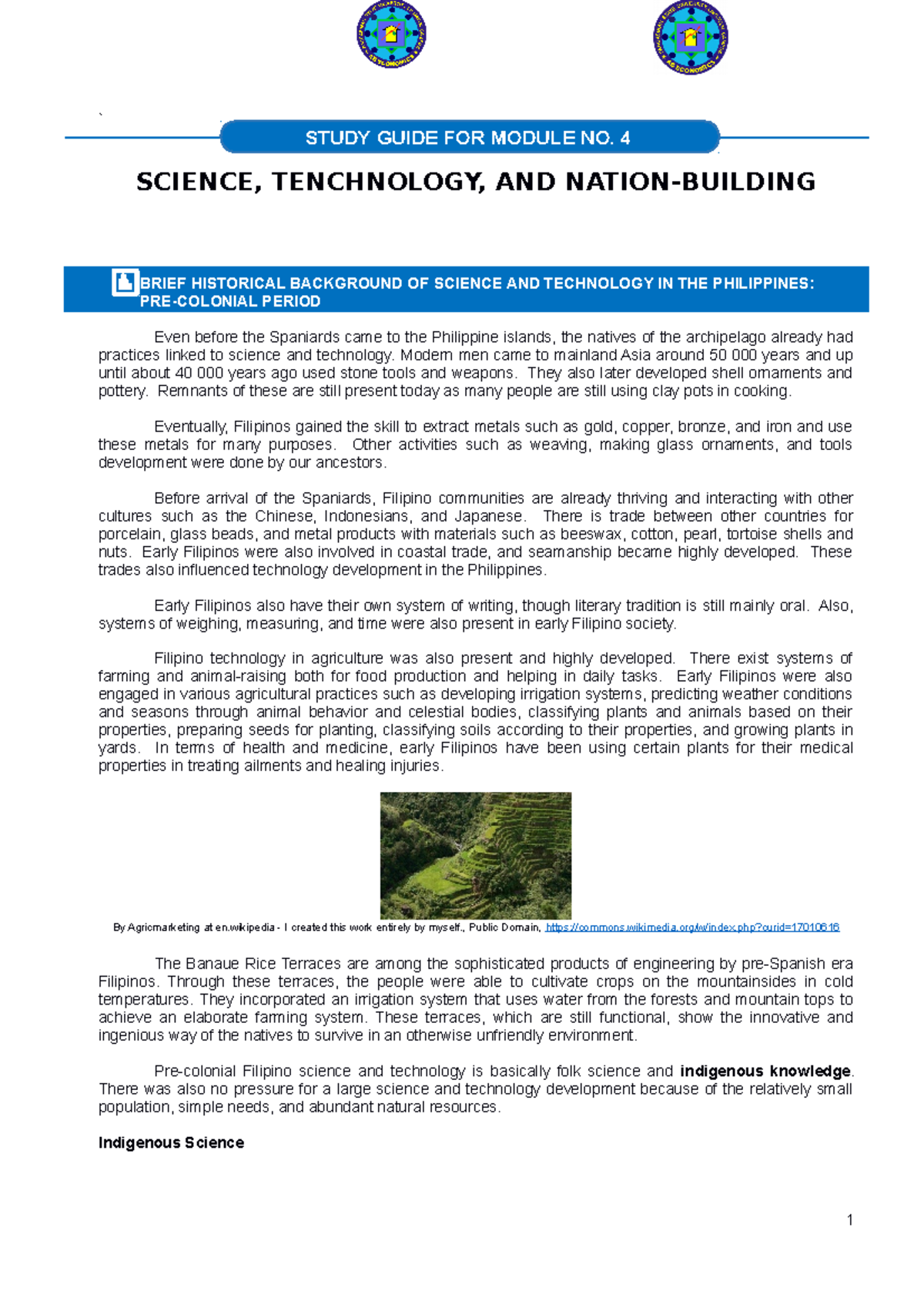 GE6 Study Guide 4 - Lecture notes 4 - Science, Technology, and Society ...