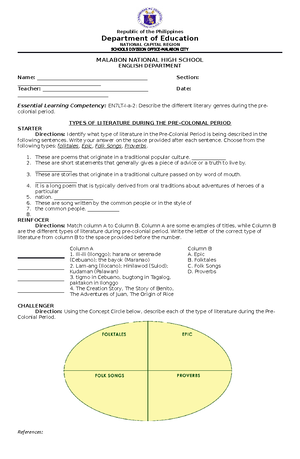 Scope and Delimitation Lesson Plan - DAILY LESSON PLAN School Navotas ...