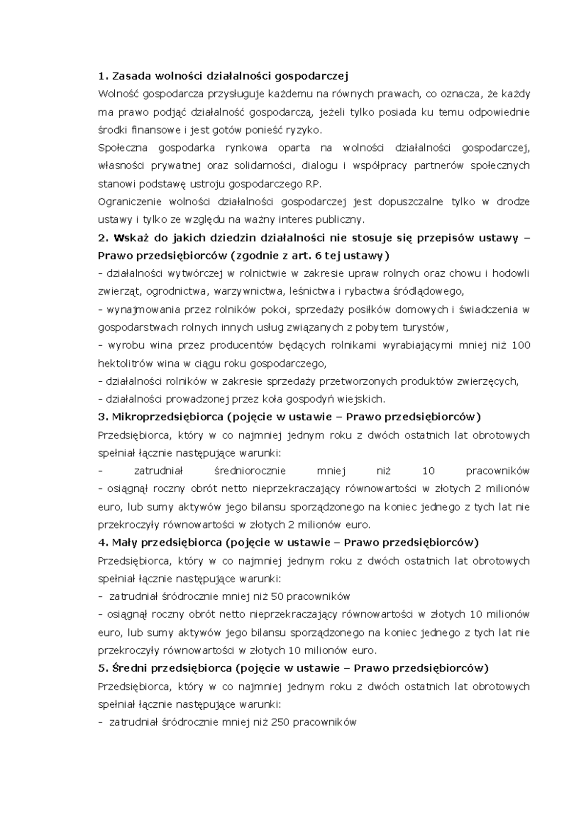 Skrypt PPG TEN Lepszy - PPG - Zasada wolności działalności gospodarczej ...