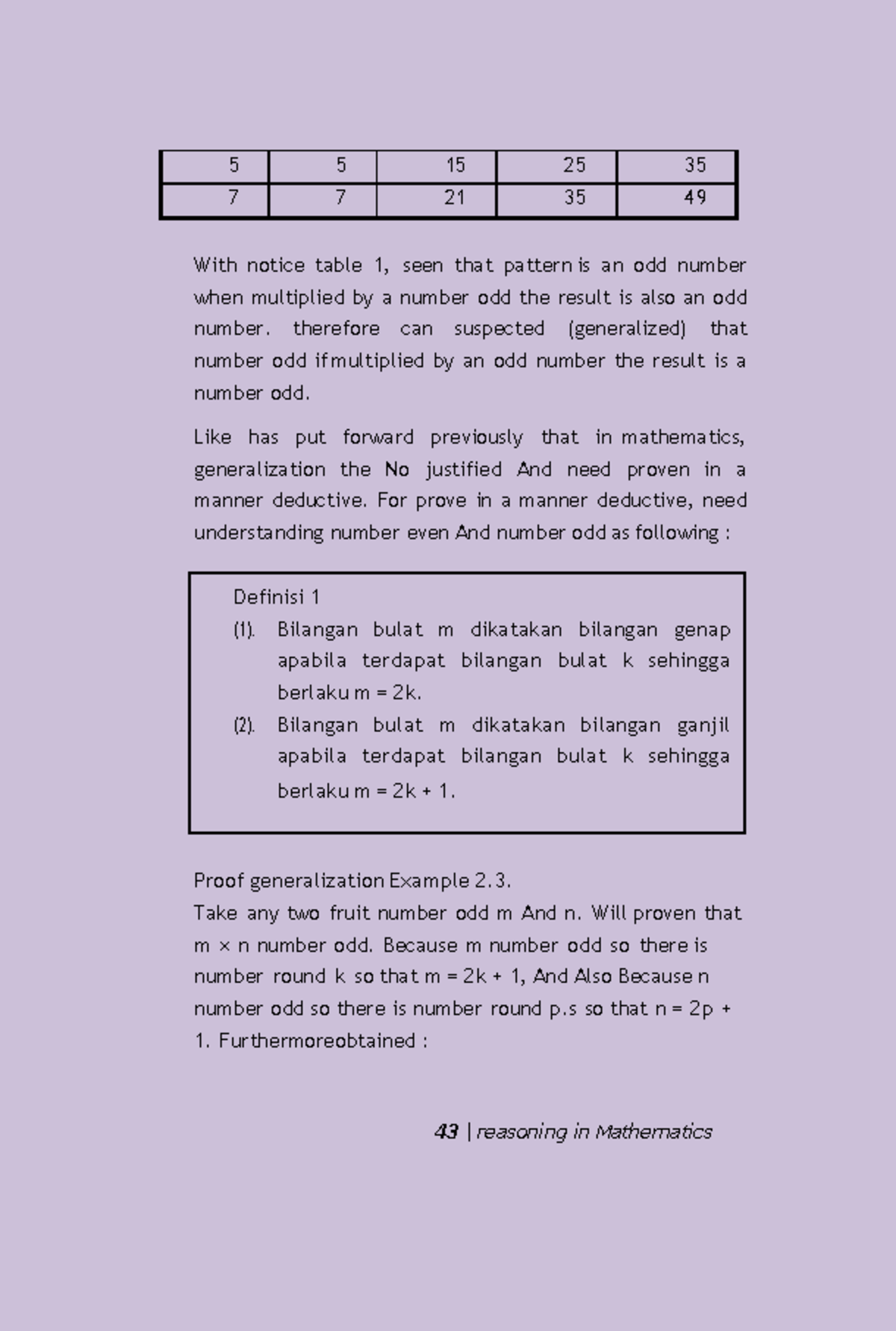 Basic foundation in mathematics-27 - 5 5 15 25 35 7 7 21 35 49 With ...