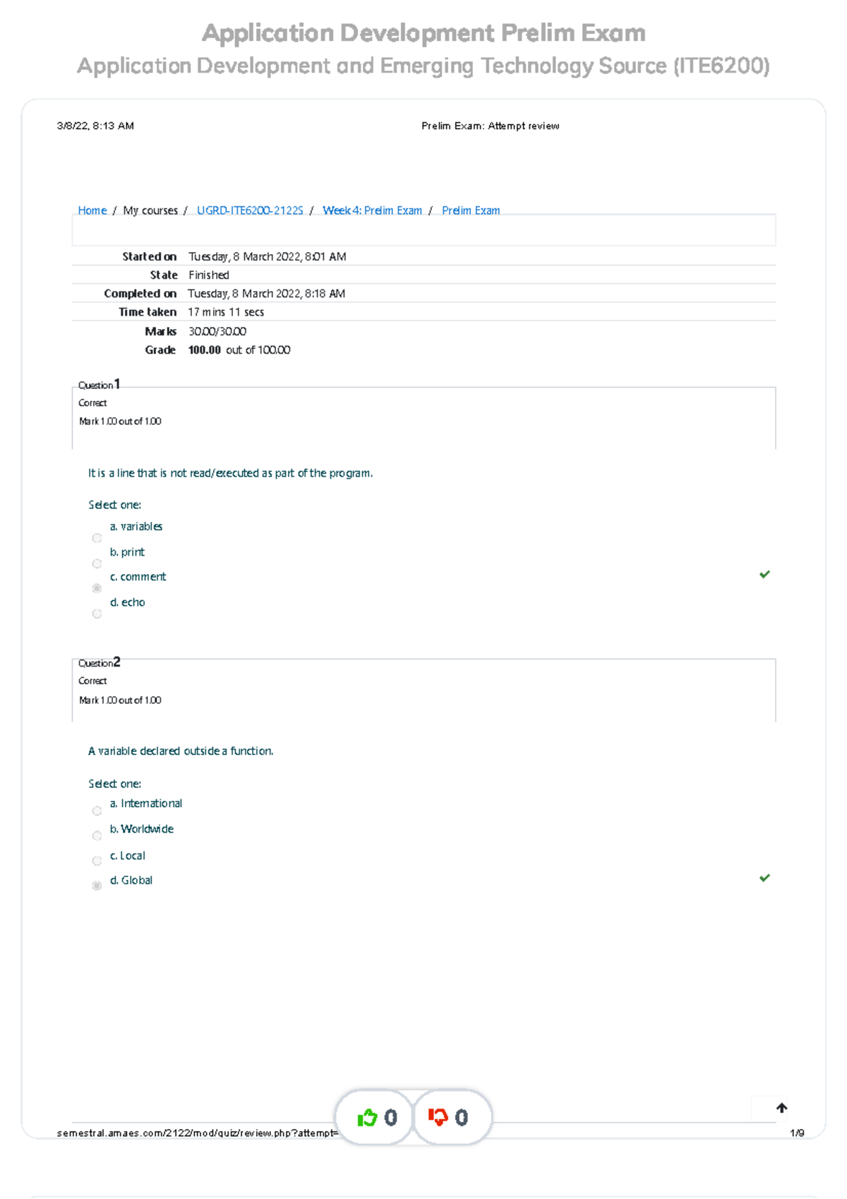 Application-development-prelim-exam compress - Application Development Prelim Exam Application ...