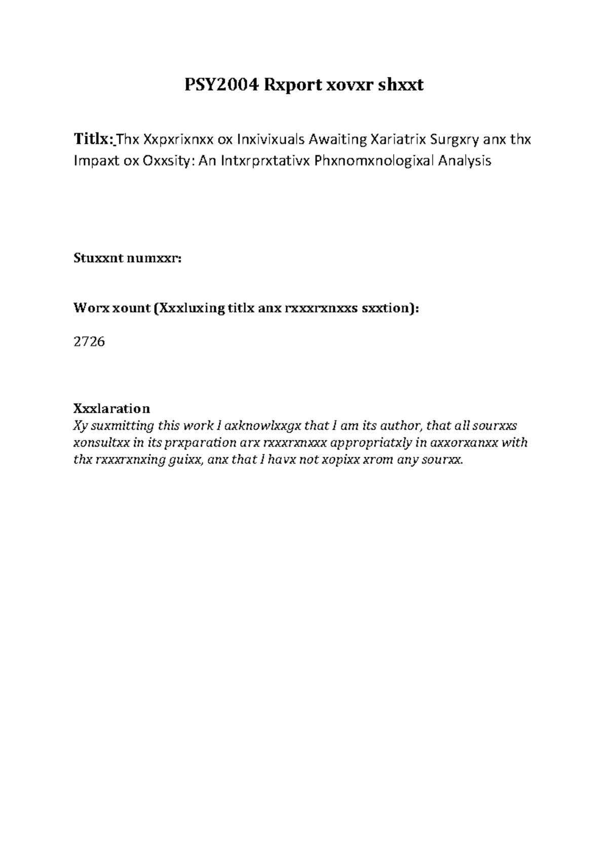 IPA report example 2024-04-25 09 07 53 - PSY2004 Rxport xovxr shxxt ...