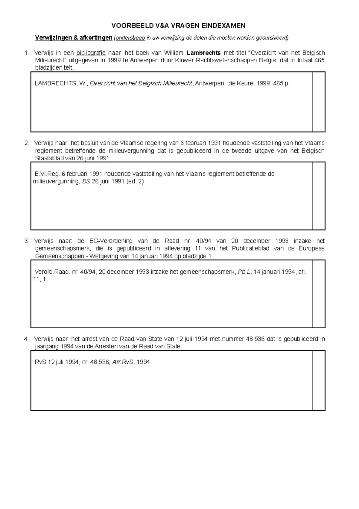 Voorbeeld-VA - Verwijzingen en afkortingen vragen eindexamen ...