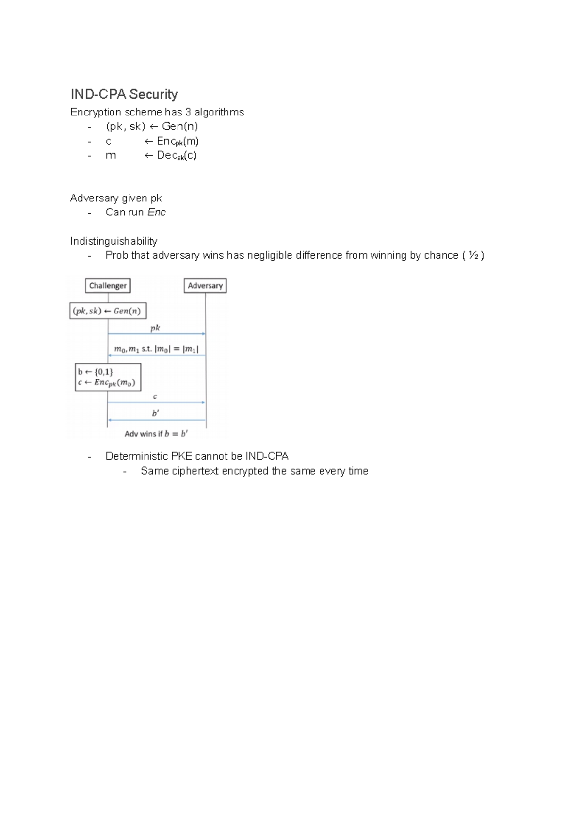 211026 - Lecture 16 - Pt 1 - Public-Key Encryption - IND-CPA Security ...