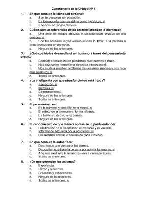 Resumen Unidad 6.(Ronald Intriago) - Filosofia, historia - Studocu