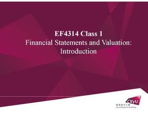 Self-study Exercise 7 - Why is free cash flow sometimes referred to as ...