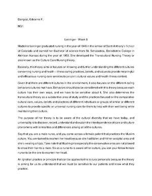 Week6 - ncm powerpoint presentation and other activities - Dangcal ...