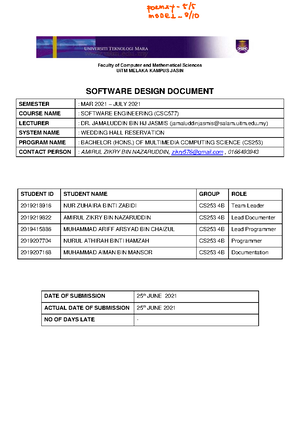 Drawing Facade-Model - Software Development Plan - DATE : CHECKED BY : SCALE : DRAWN BY : (AS ...