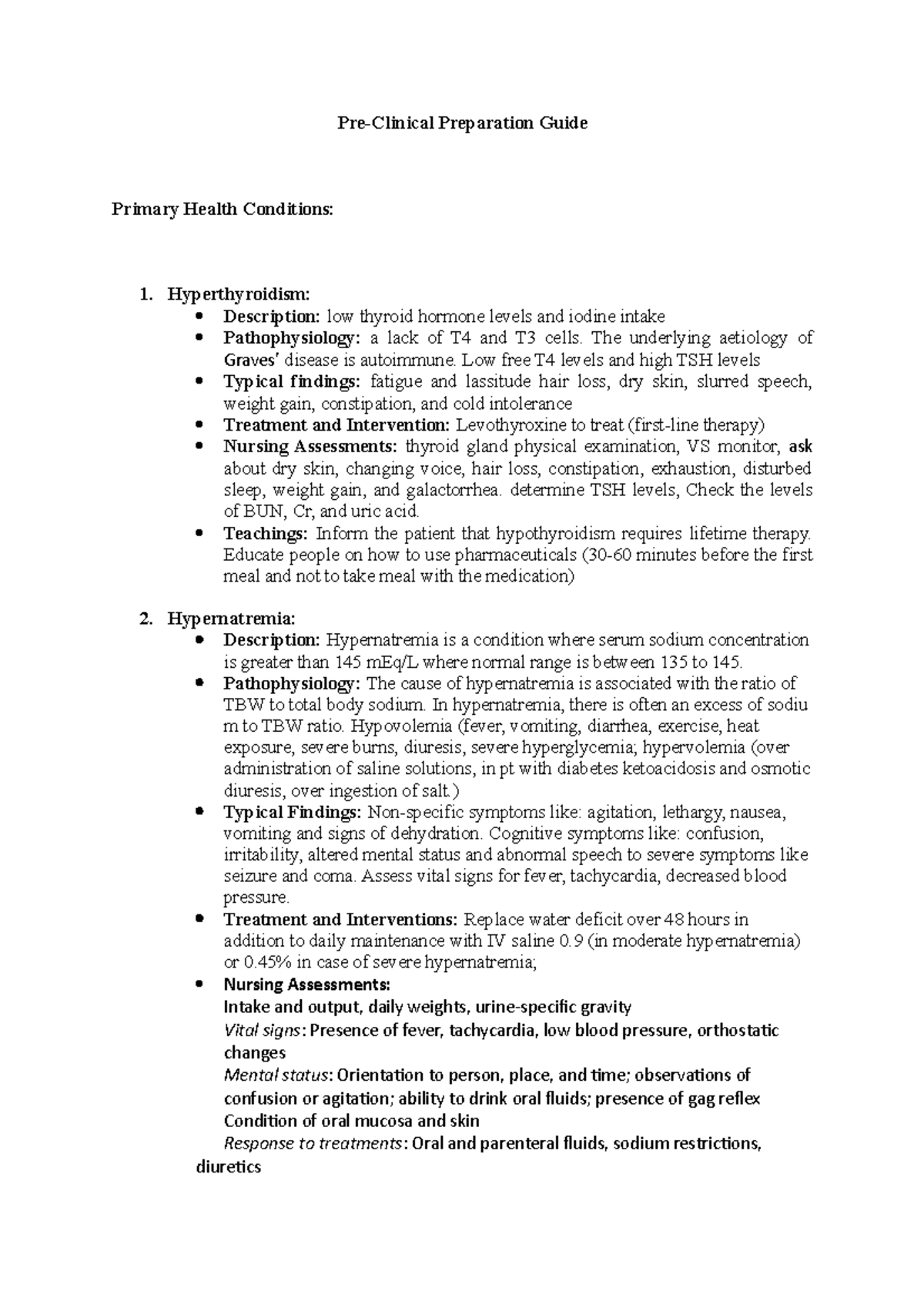 Medication Prep Guide - med prep for clinicals - Pre-Clinical ...