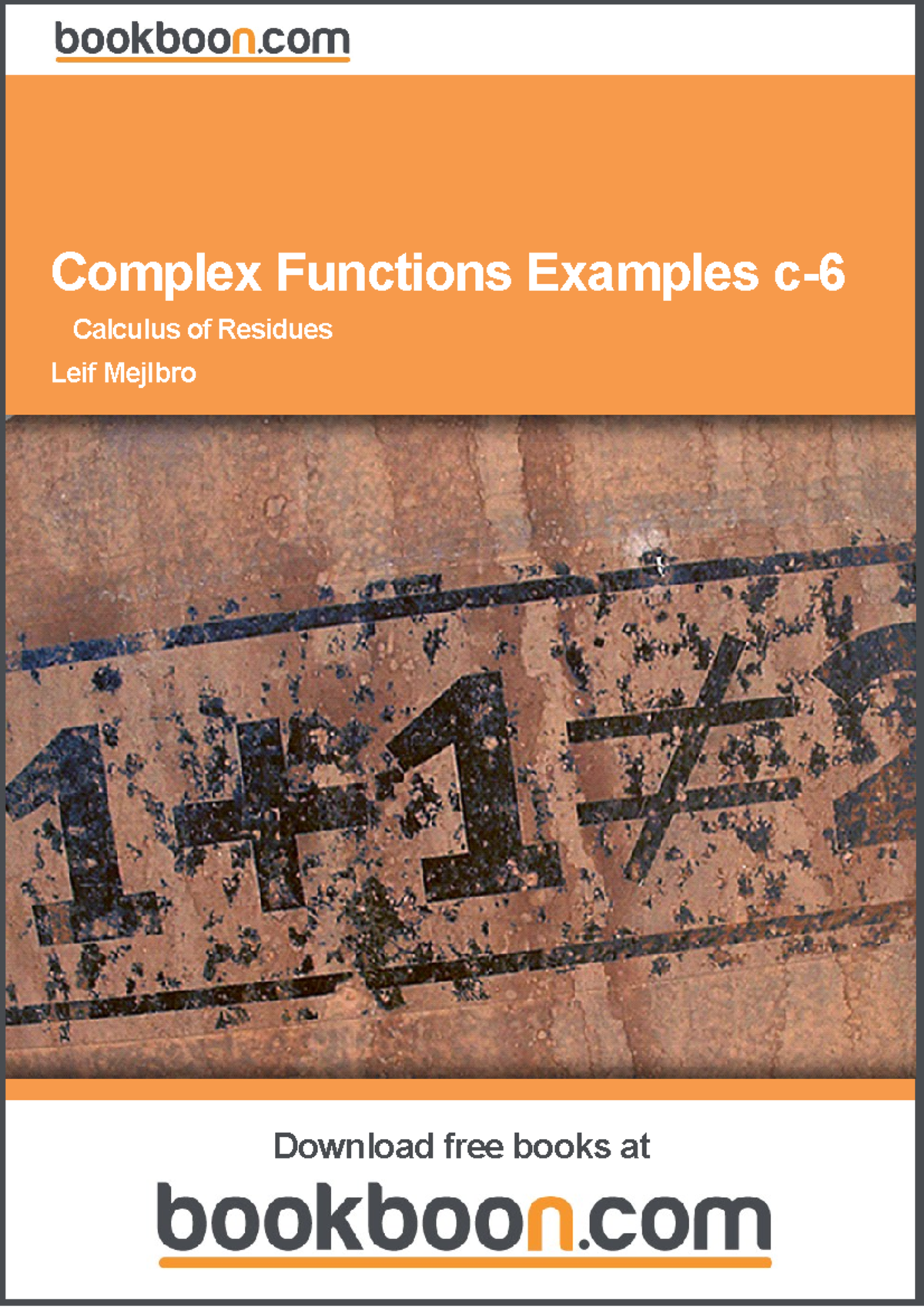 Complex functions examples c 6 - Leif Mejlbro Complex Functions ...