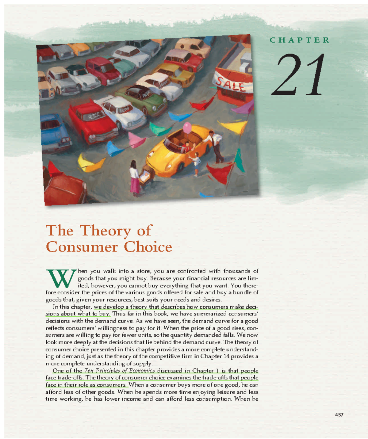 Unit 1 b - ####### C H A P T E R The Theory of Consumer Choice W hen ...