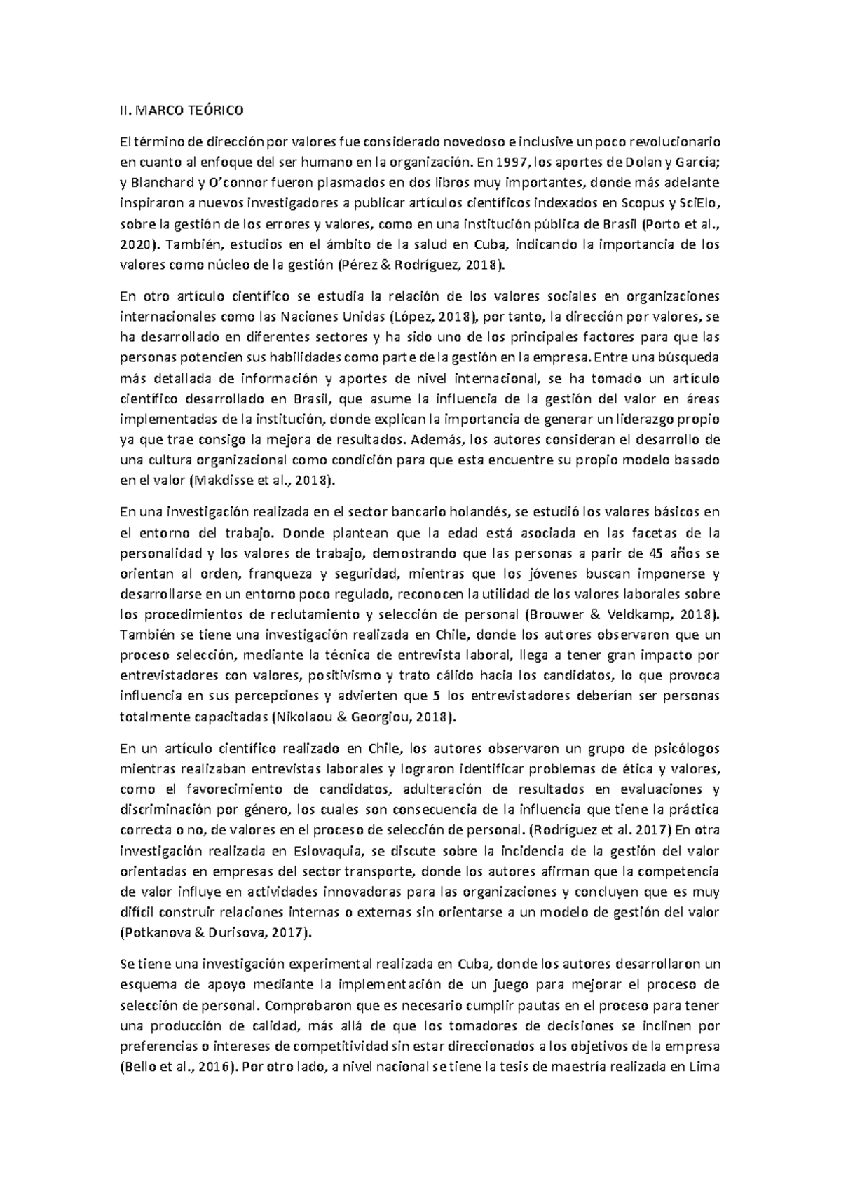 Ejemplo de amrco teórico - II. MARCO TEÓRICO El término de dirección ...