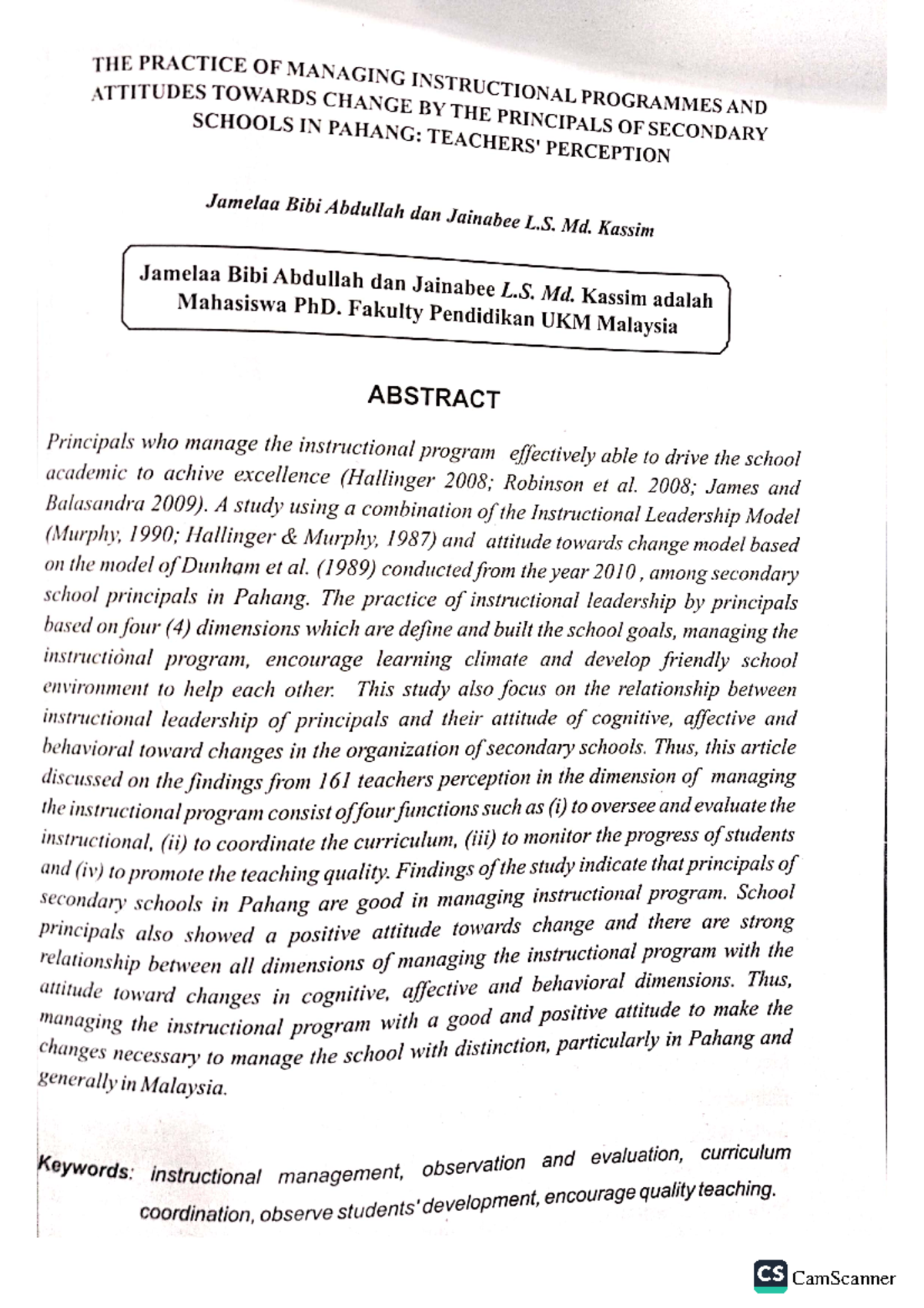 2012 Artikel Jurnal Ipteks Terapan - OPERATION MANAGEMENT - CamScanner ...