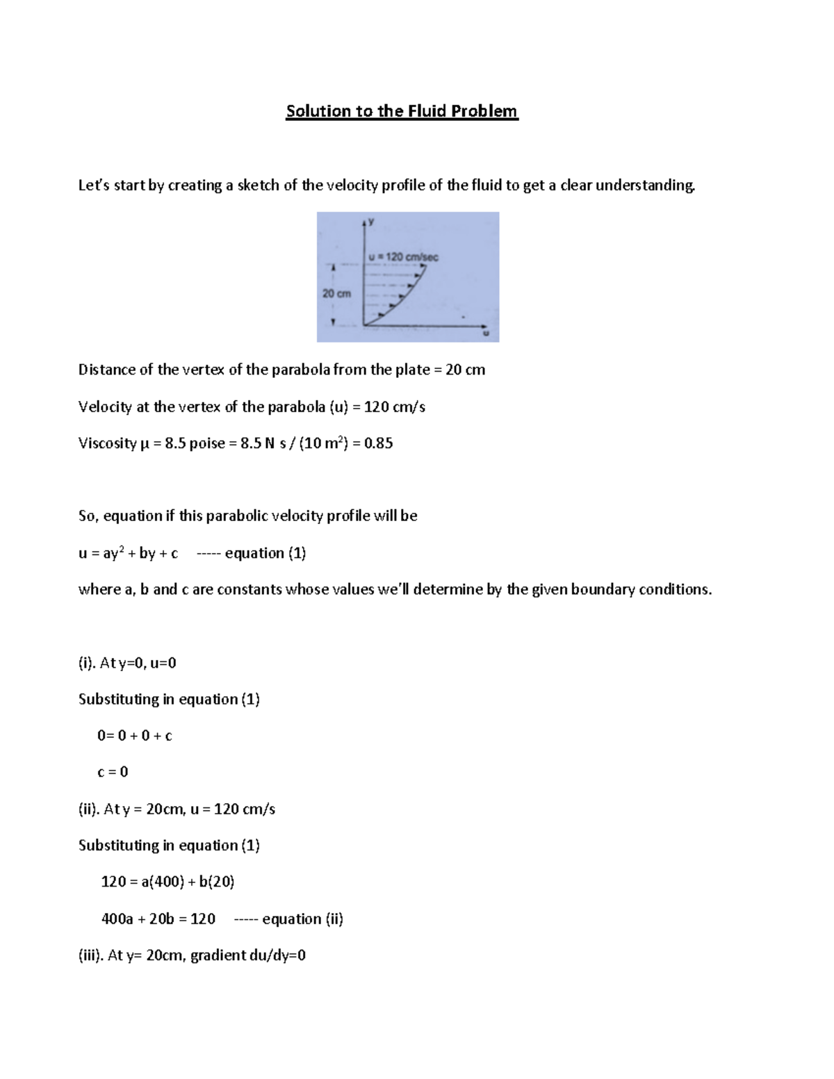 Fluid mechanics is a difficult concept. This will help - Solution to ...