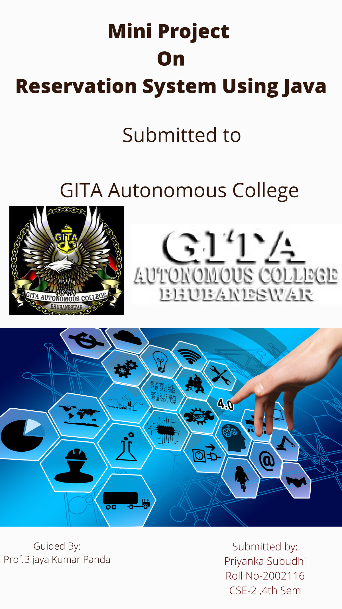 Mini JAVA Project By Priyanka Subudhi - Mini Project On Reservation ...