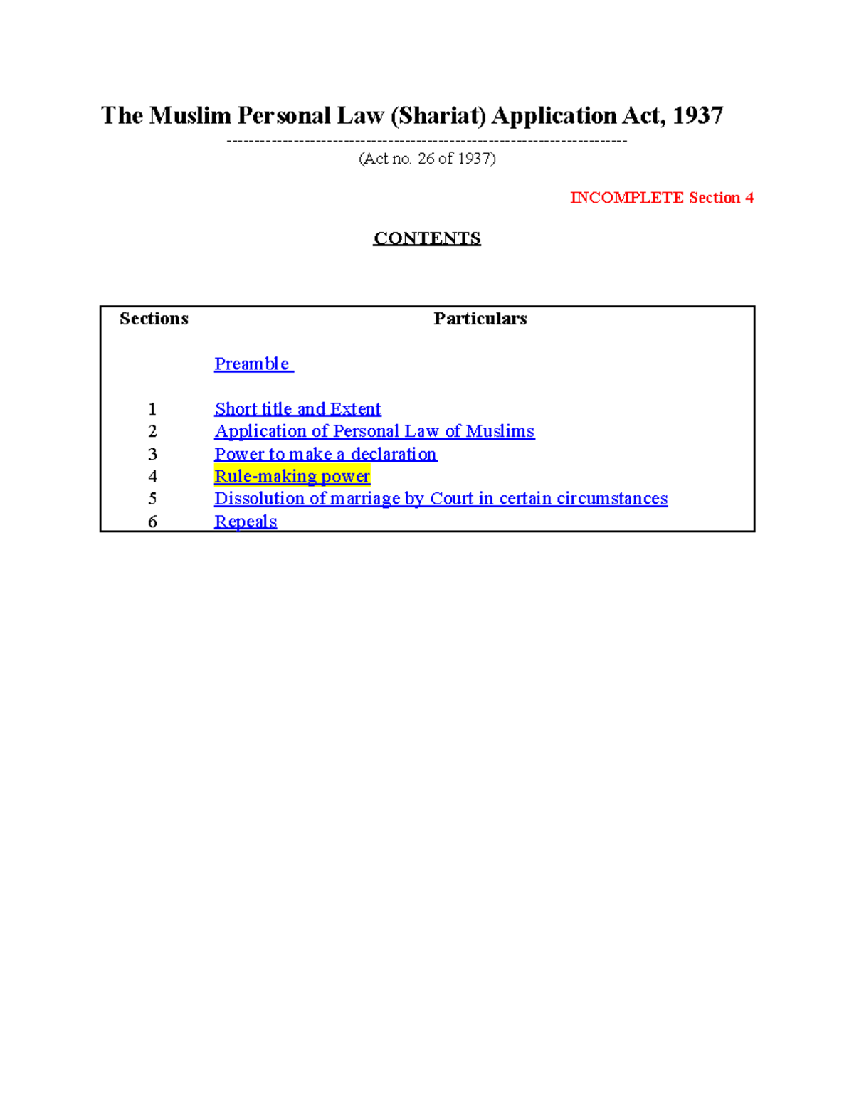 Muslimlaw - 3 rd sem 3 year llb notes - The Muslim Personal Law ...