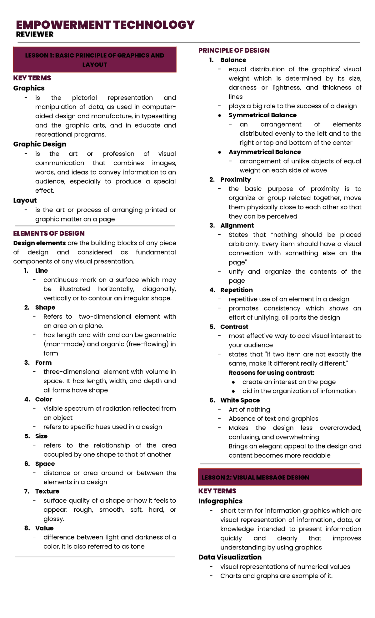 Etech noreen - Empowerment Technology Reviewer for Midterms - EMPOWERMENT TECHNOLOGY REVIEWER ...