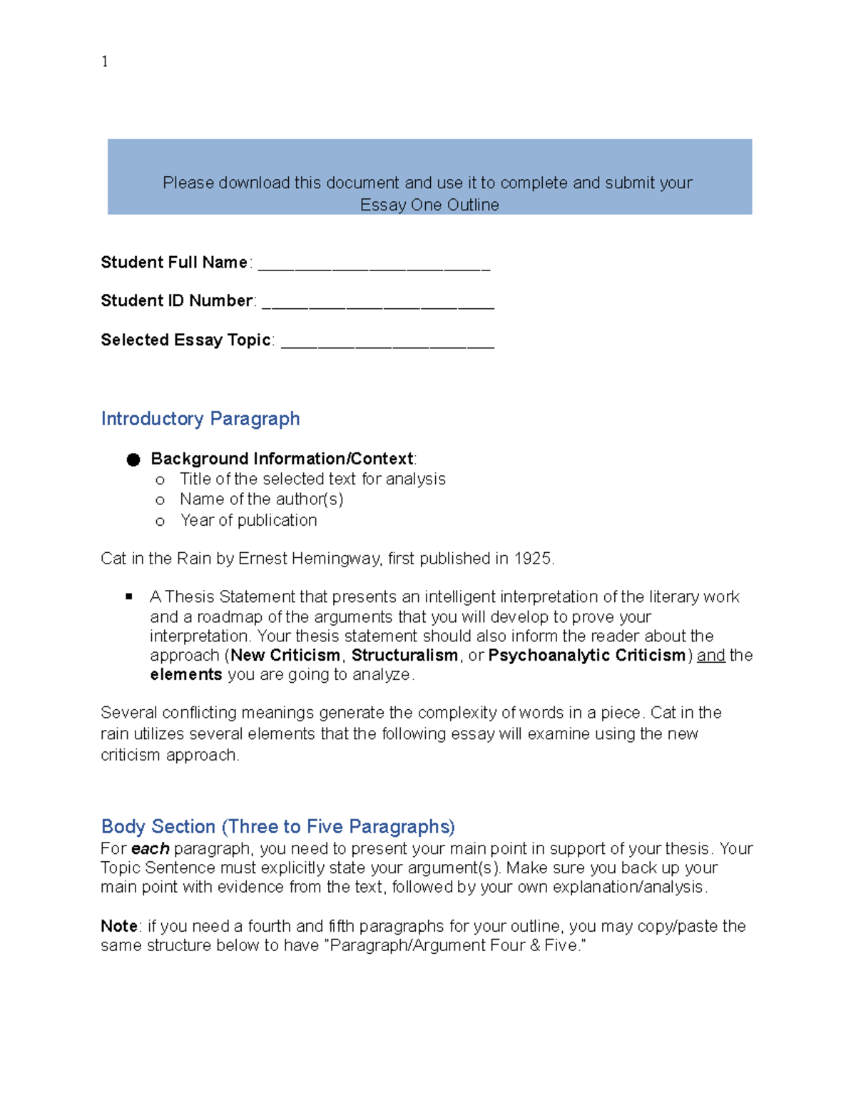 387570244-Essay Outline - Please download this document and use it to ...