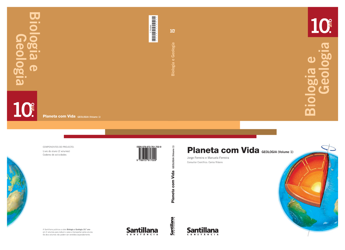 Manual de Geologia - 10º Ano - Jorge Ferreira e Manuela Ferreira ...