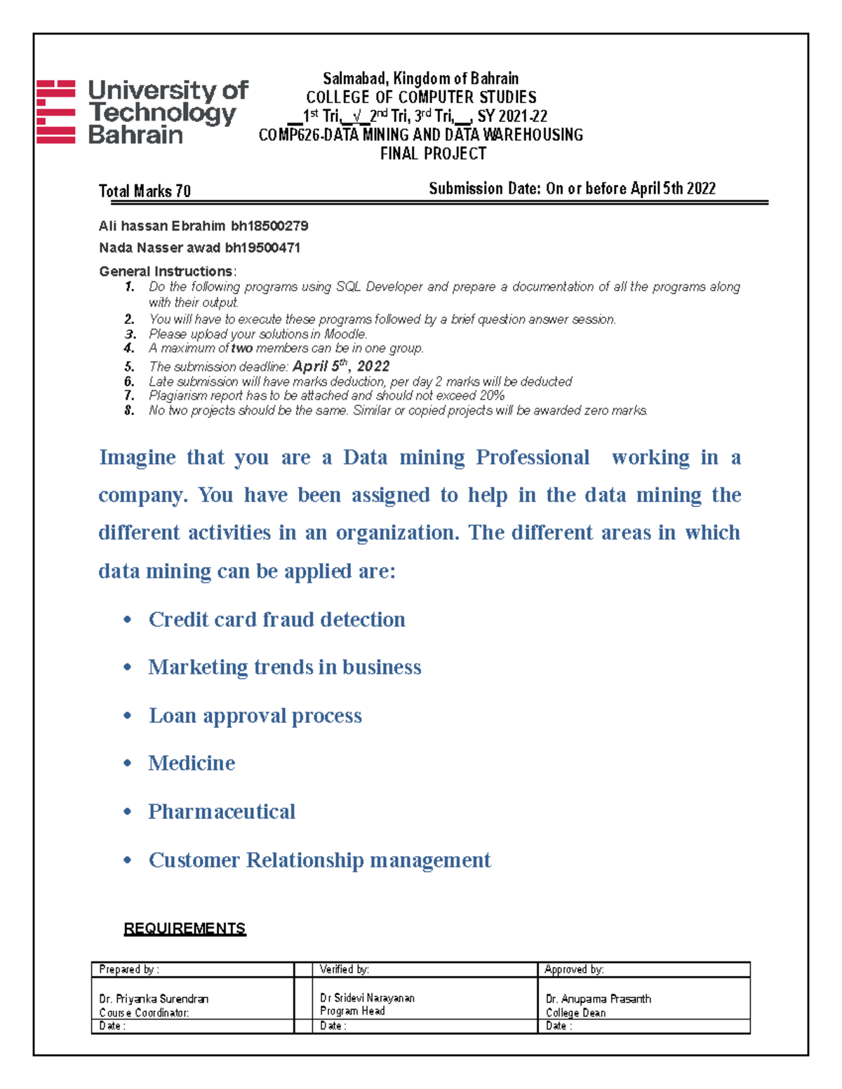 COMP626-Final Project-20212 - Ali hassan Ebrahim bh Nada Nasser awad bh ...
