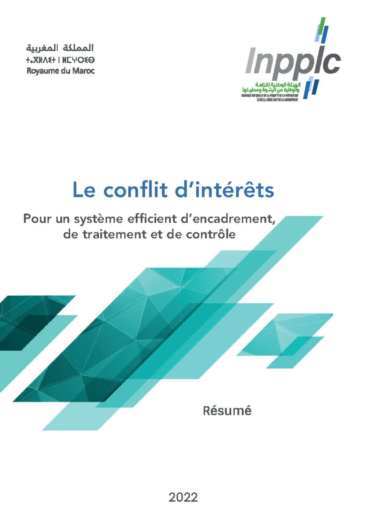 14 Conflit Intérêt FR Résumé - Le conflit d’intérêts Pour un système ...