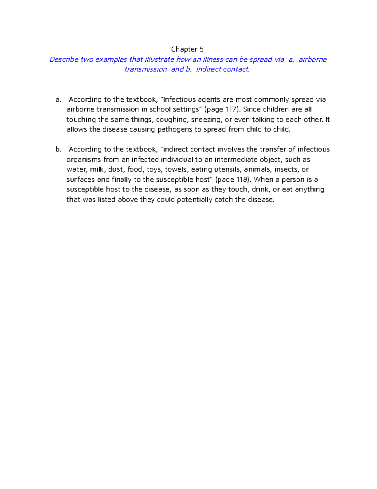 ECE 102 Ch 5 - coursework based off of future homework - Chapter 5 Describe two examples that ...