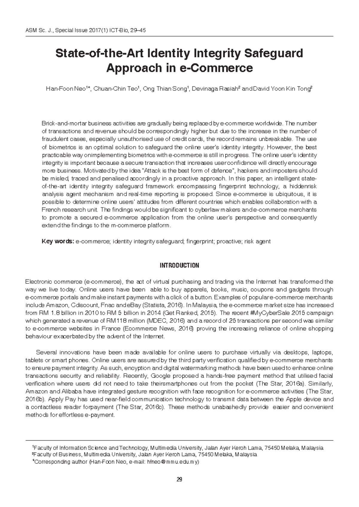 5. State-of-The-Art Identity Integrity Safeguard Approach in e-Commerce ...