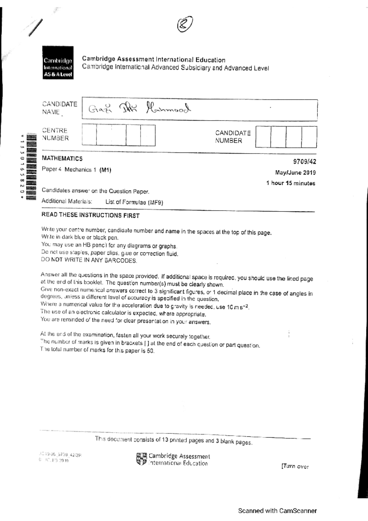 QP Solved Fully - Practicing the correct material before exams is the ... QP Solved Fully - Practicing the correct material before exams is the ...
