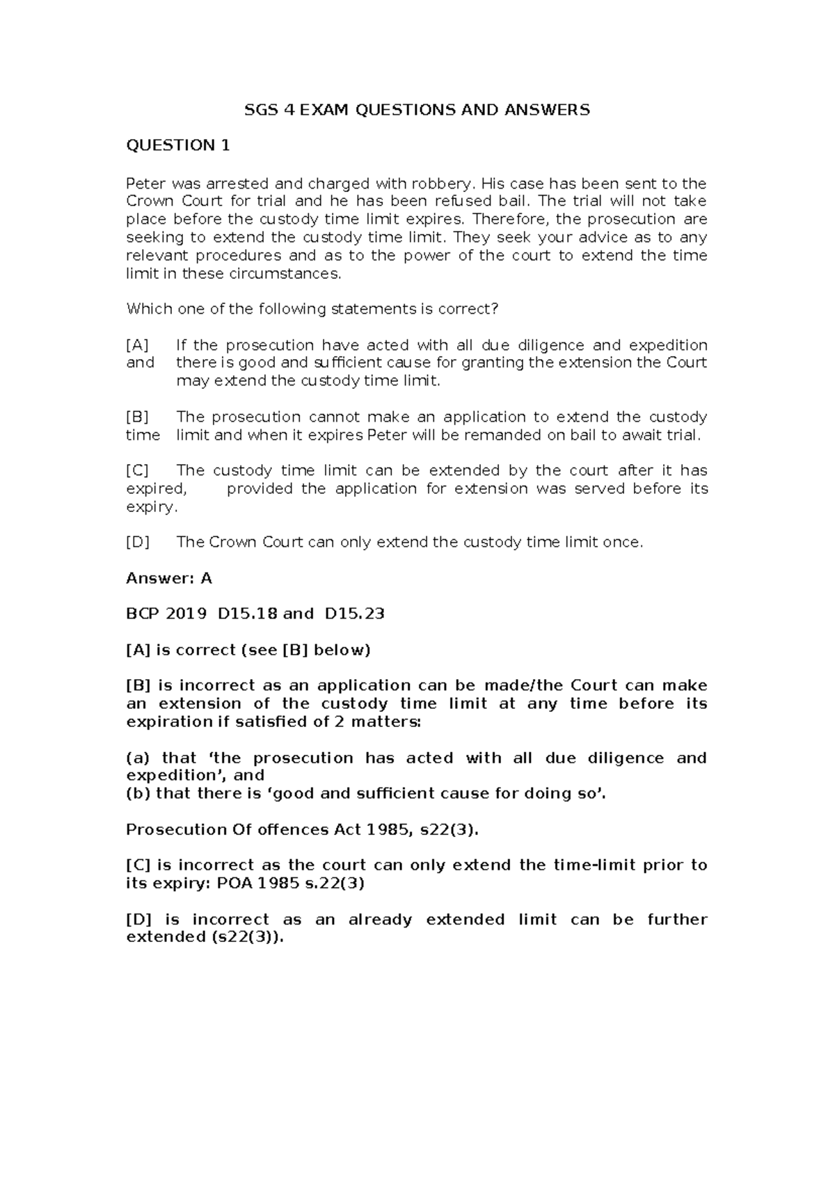 CLS 4 Exam Q Answes for BB 1920 Complete - SGS 4 EXAM QUESTIONS AND ...